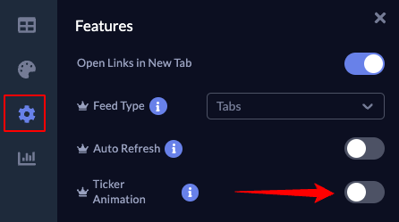 How To Enable the Ticker Animation? – Common Ninja