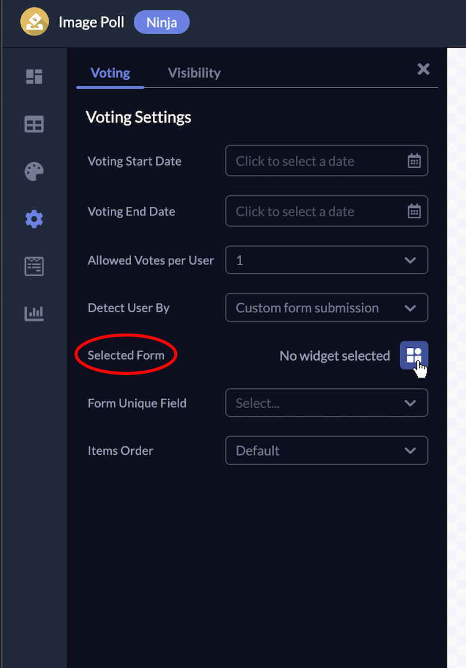 Connect a Custom Form to Poll Widgets – Common Ninja