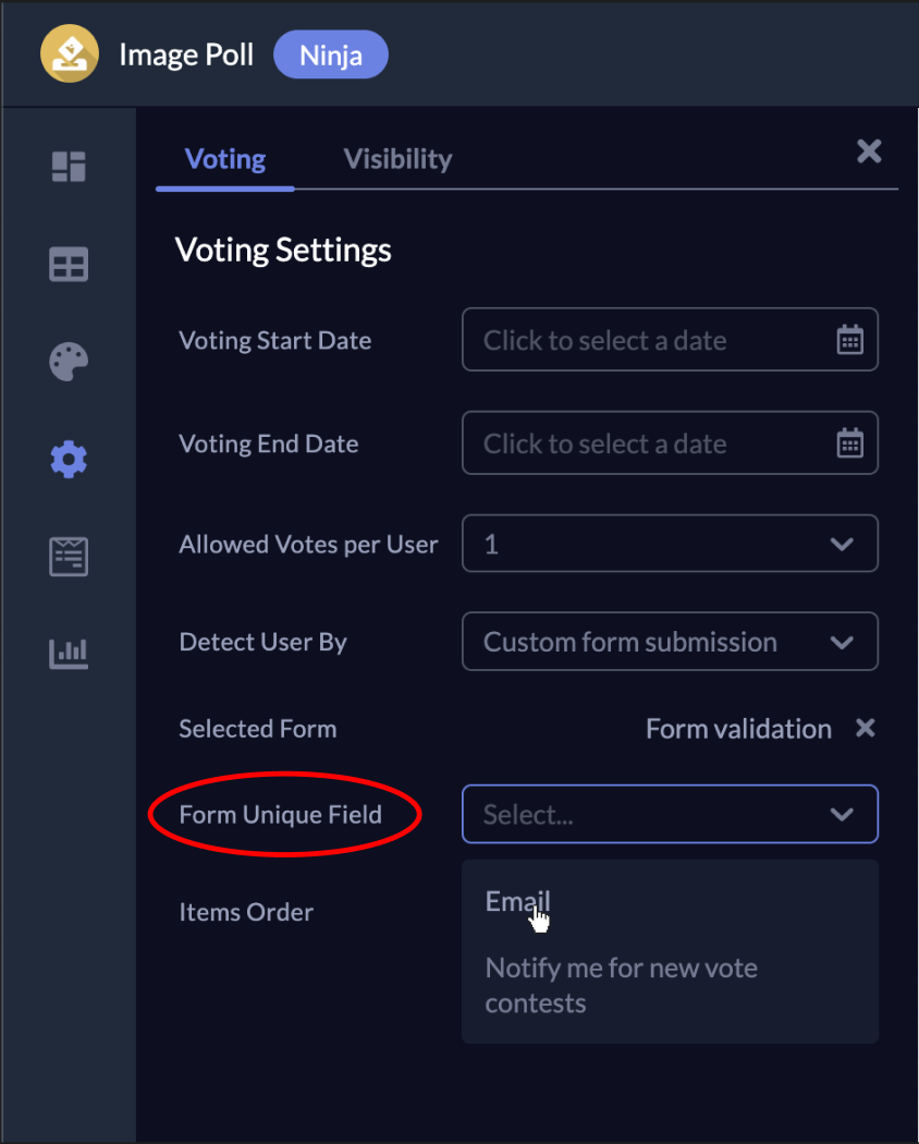 Connect a Custom Form to Poll Widgets – Common Ninja