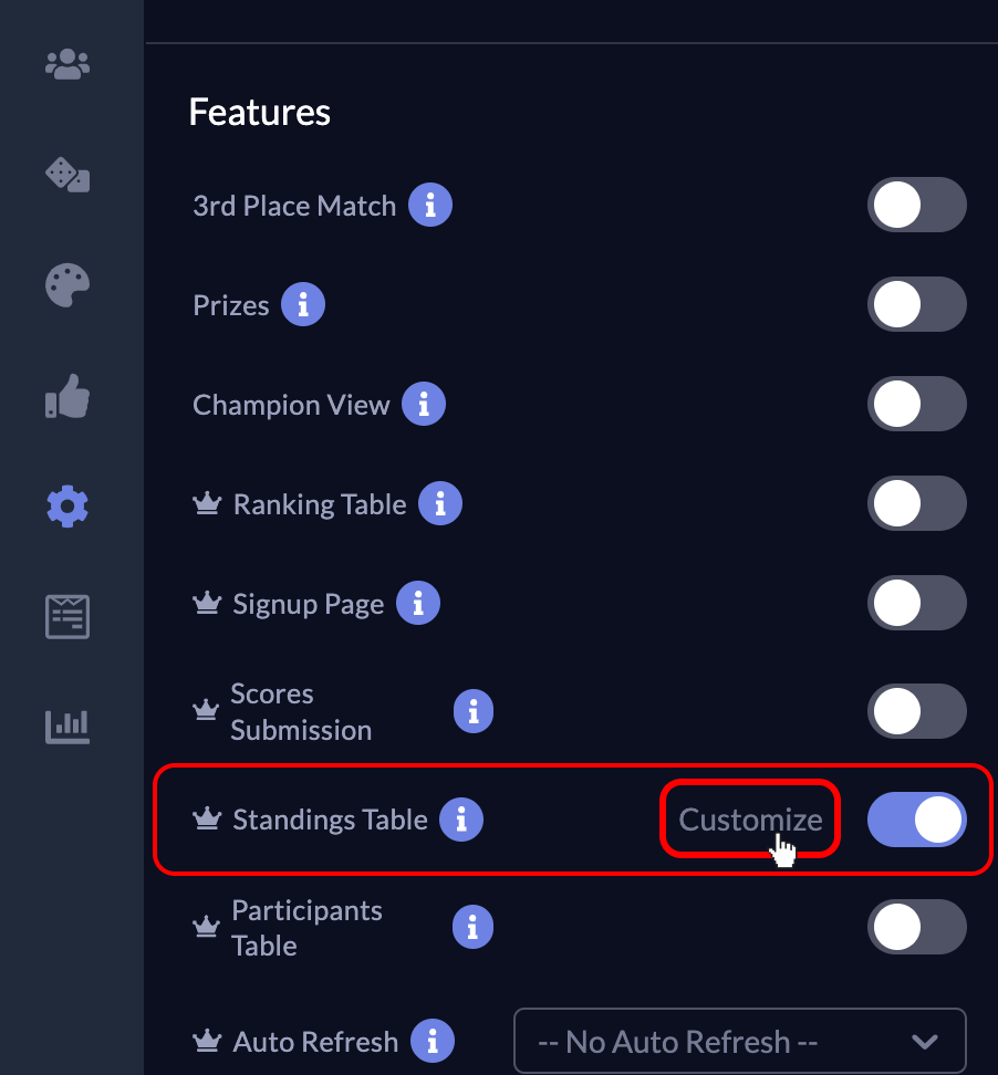 How to Create a Standings Table in the Brackets? – Common Ninja
