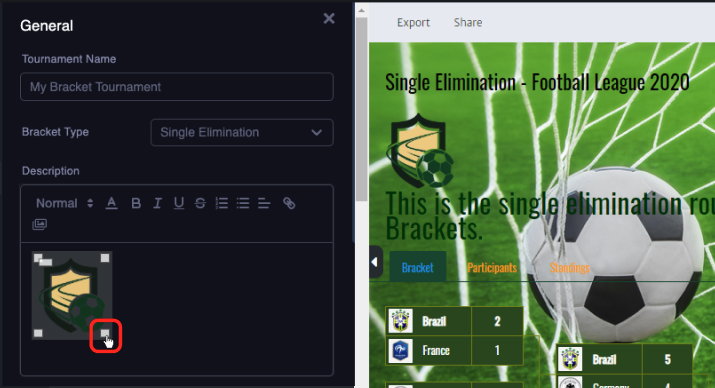 How to Add a Logo to Your Brackets? – Common Ninja