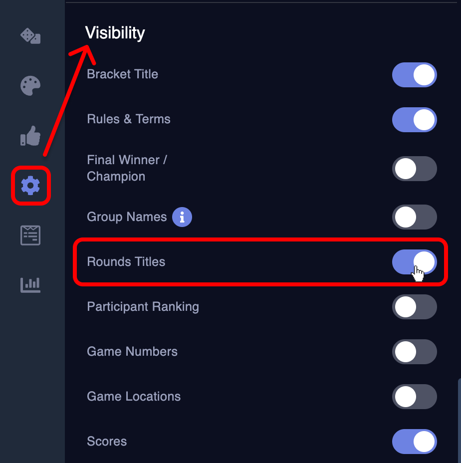 How to Enable And Modify Round Titles in a Bracket? – Common Ninja