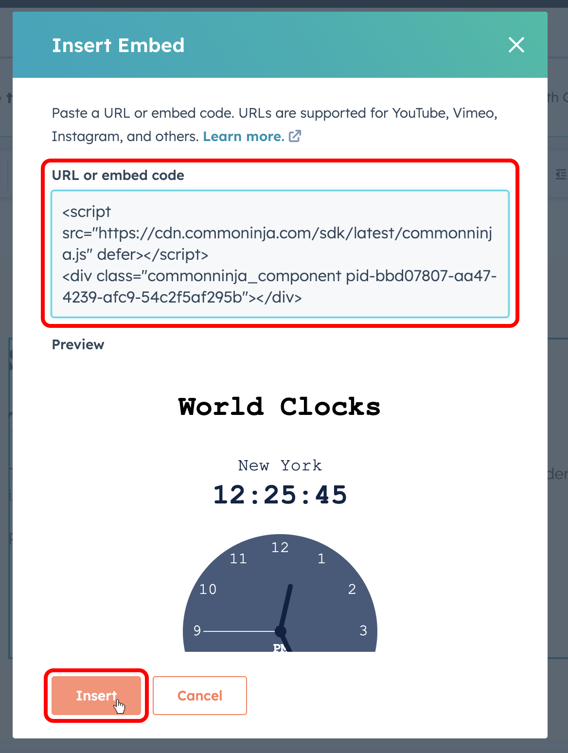 How To Add Common Ninja’s Widgets To a HubSpot Website – Common Ninja