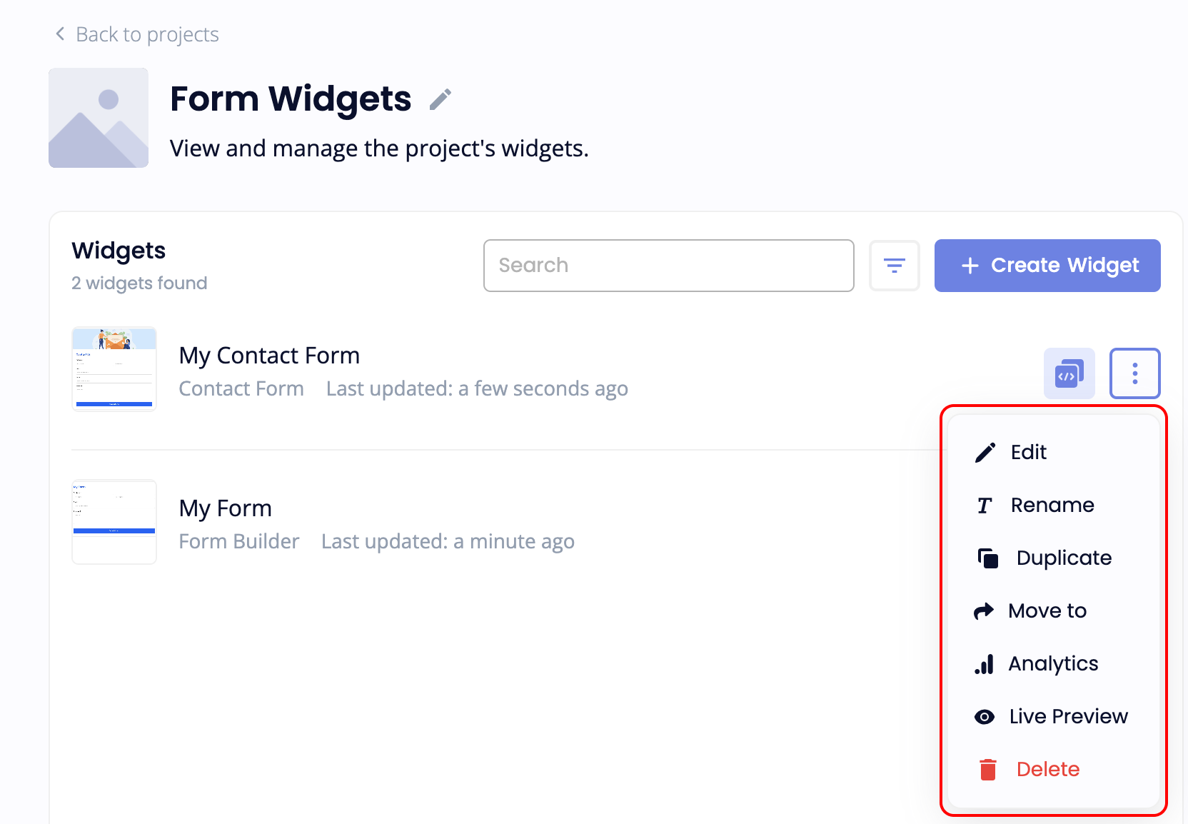 How To Manage Widgets in a Project? – Common Ninja