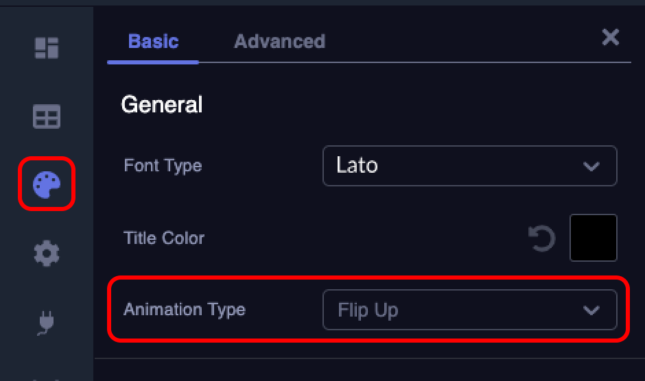 How To Change the Animation Type? – Common Ninja