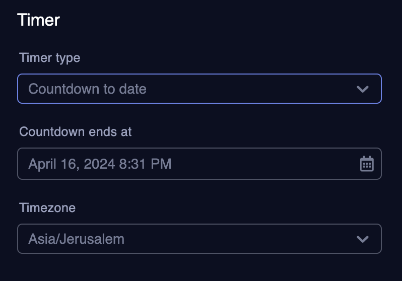 How to set the Countdown Bar Timer? – Common Ninja