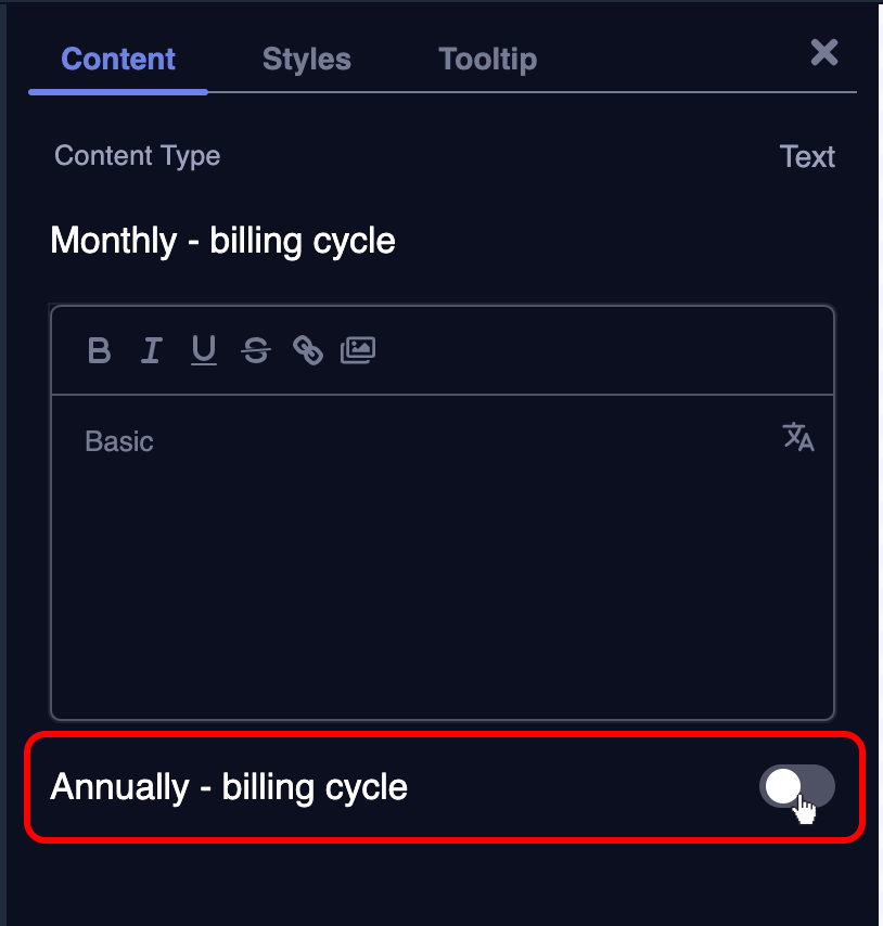 How to Add Billing Cycles to a Pricing Table – Common Ninja
