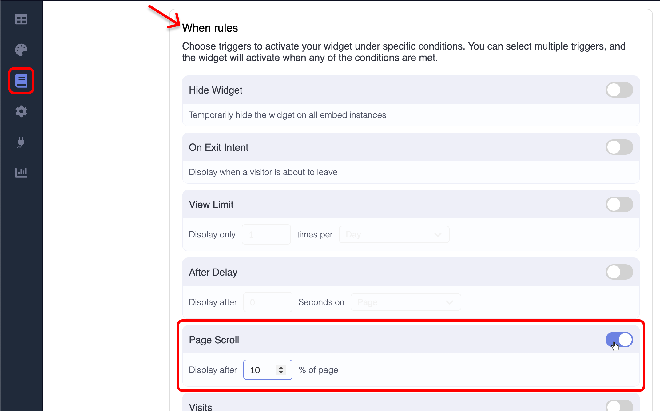 What Is the “Page Scroll” Trigger & How To Turn It On? – Common Ninja