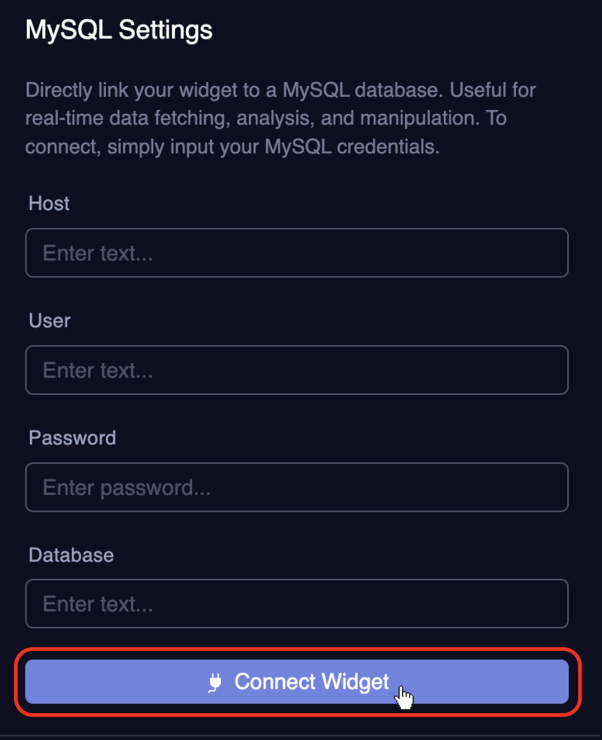 How to Set the MySQL Integration? – Common Ninja