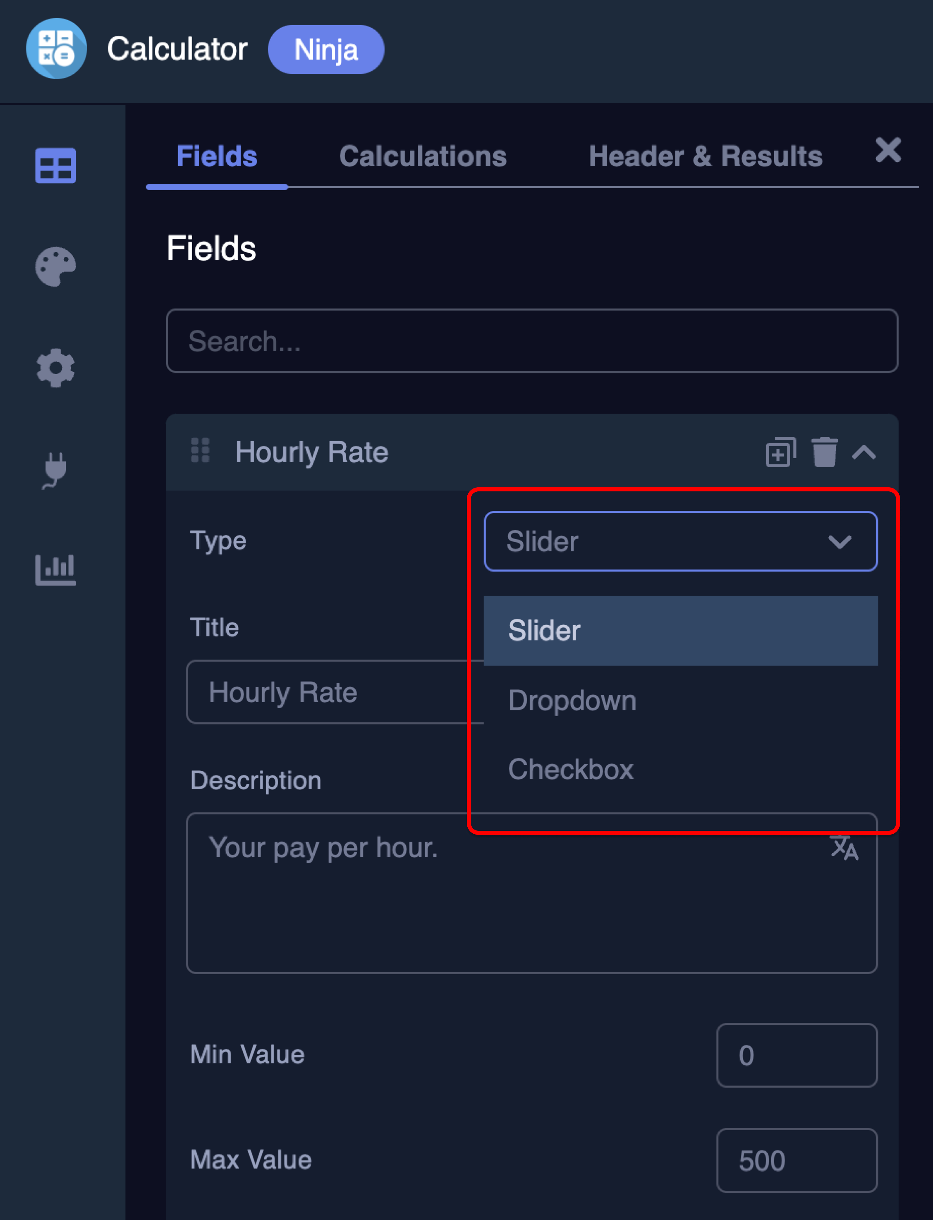 How To Use Fields and Conditions in the Calculator Widget? – Common Ninja