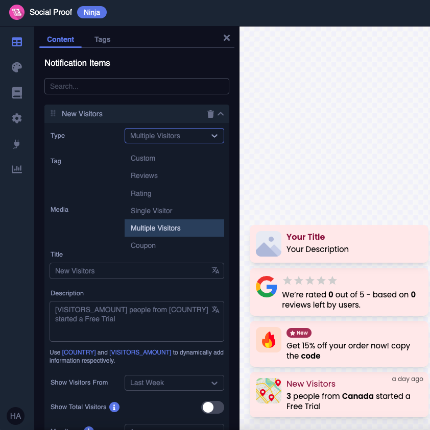 How to Use the Social Proof Widget? – Common Ninja